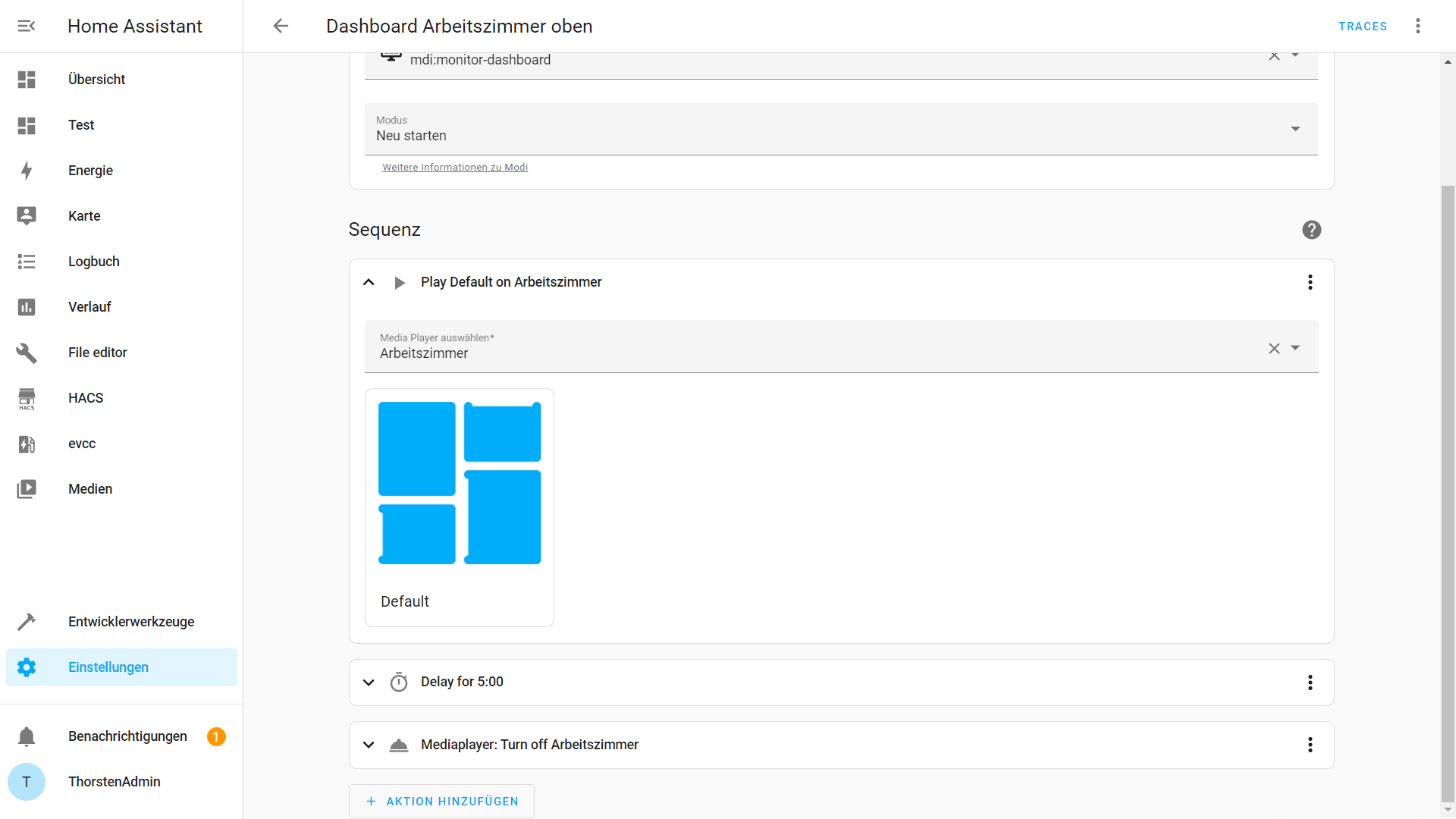 Google Nest Hub Dashboard Skript - Meine digitale Welt